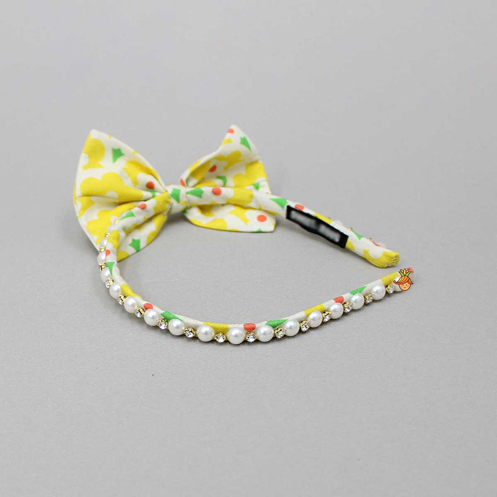 Exquisite Bowie Yellow Hair Band